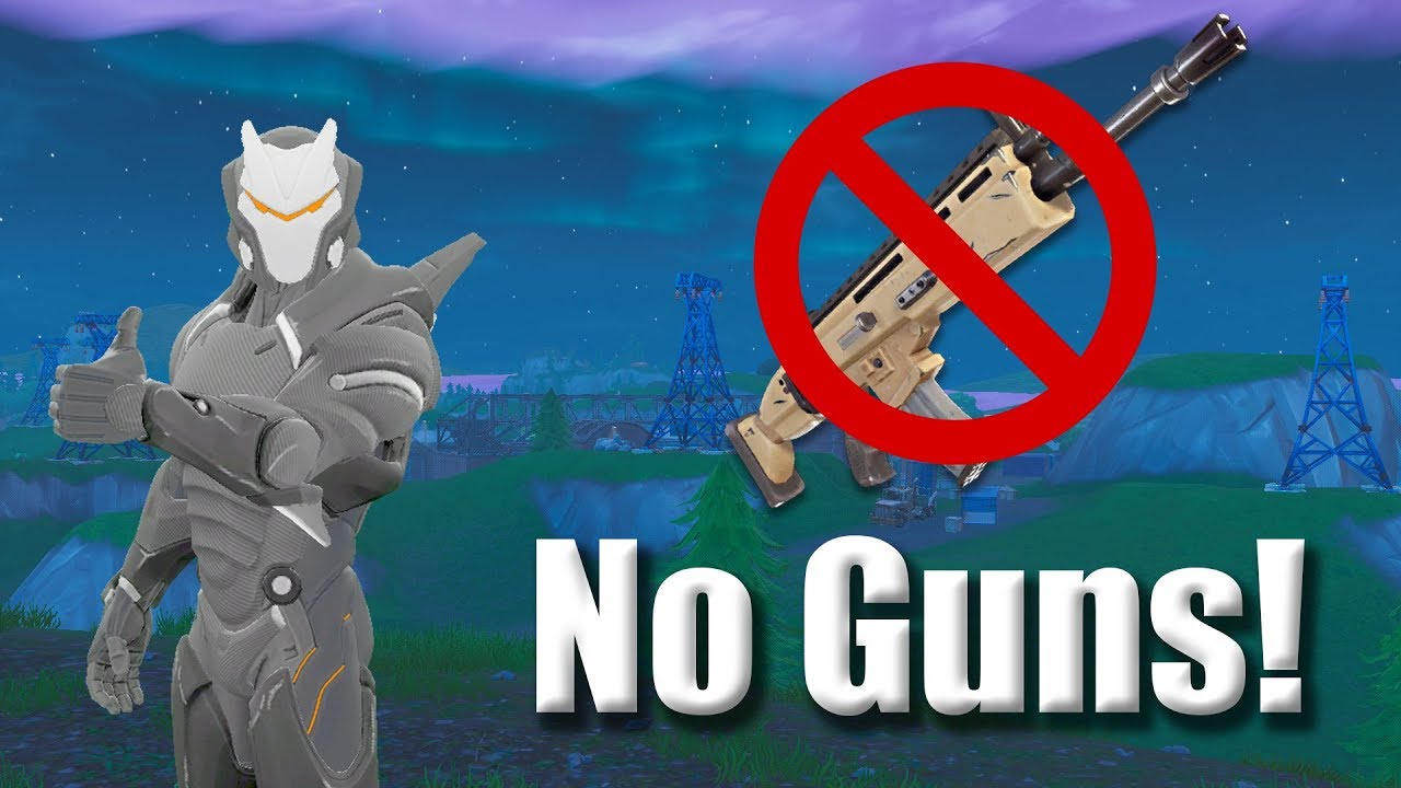 Fortnite No Gun Challenge!!! - YouTube