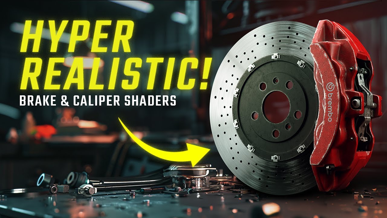 The SECRET For HYPER-REALISTIC Brake & Caliper SHADERS With MAYA ...