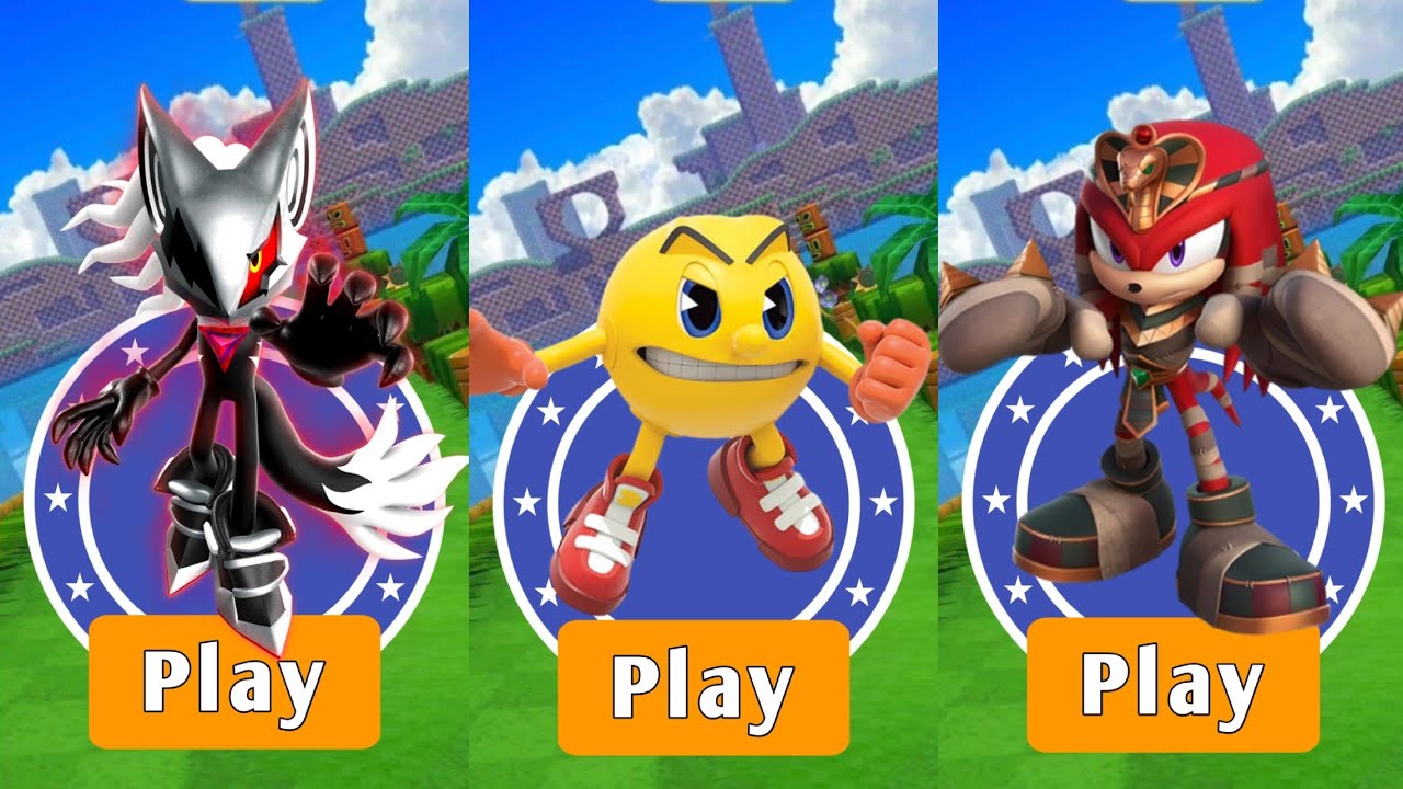 Infinite 🆚 PacMan 🆚 Mummy Knuckles vs All Bosses Zazz Eggman All ...