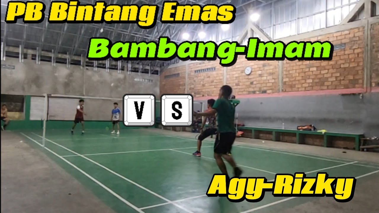 Badminton Asyik, Bambang-Imam Vs Agy-Rizky - YouTube
