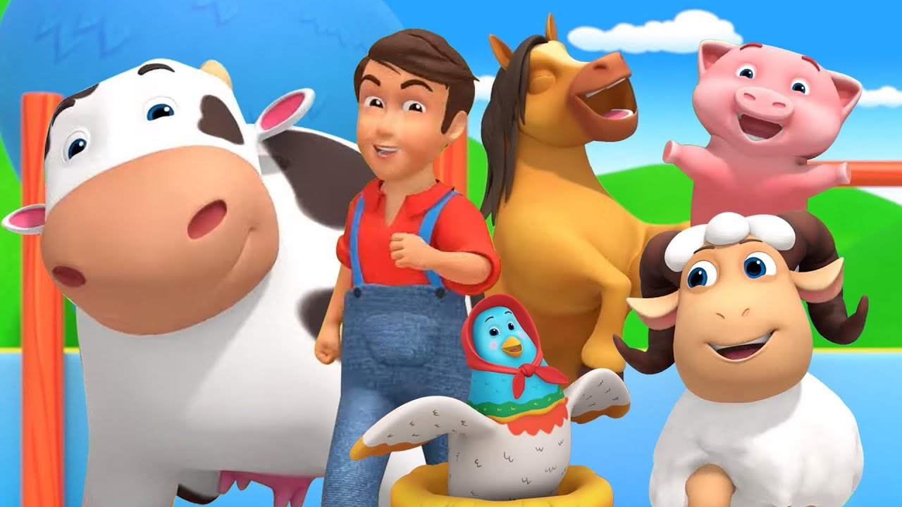 Old Macdonald Had A Farm Fun Animal Sound & Rhyme for Preschoolers ...