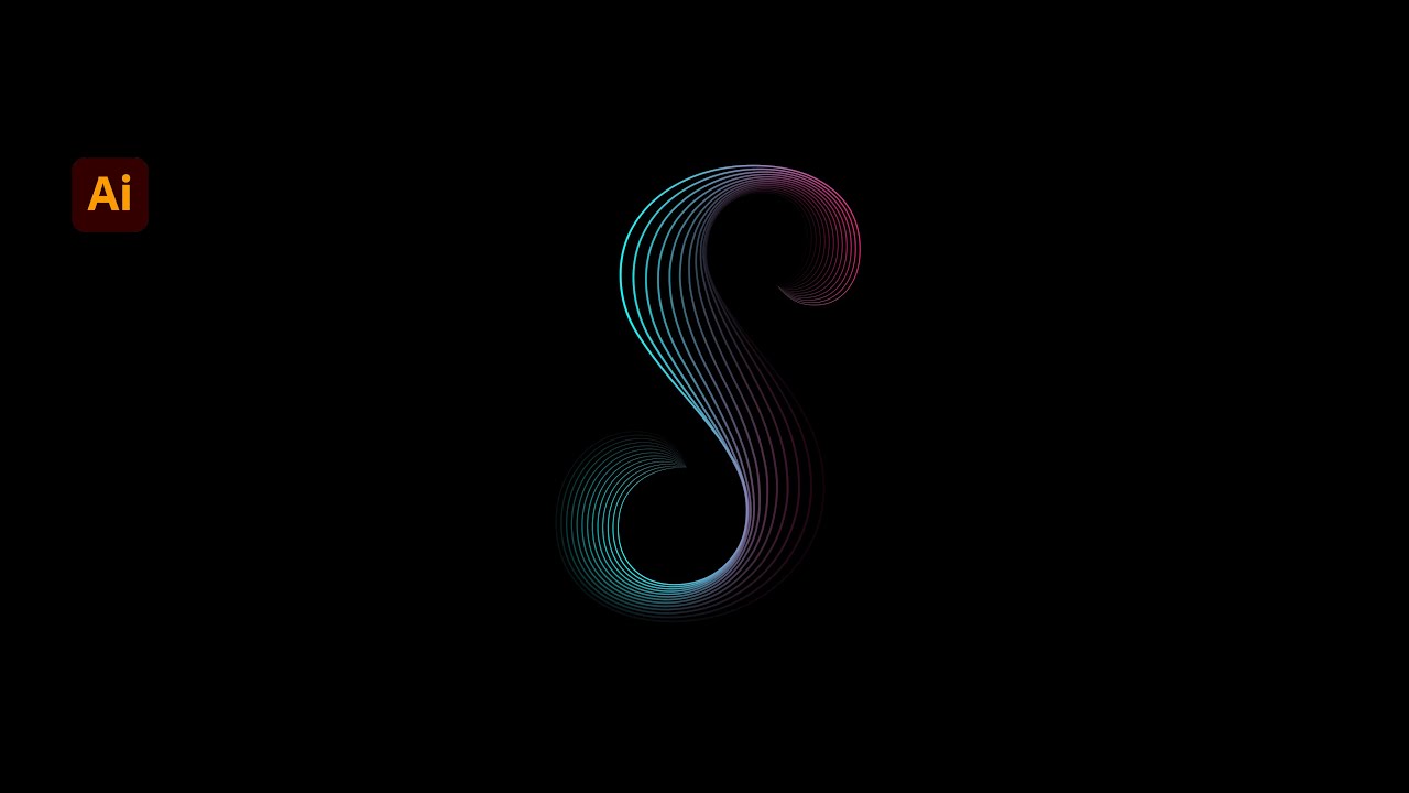 S Text Effect | Step by Step |Illustrator Tutorial - YouTube