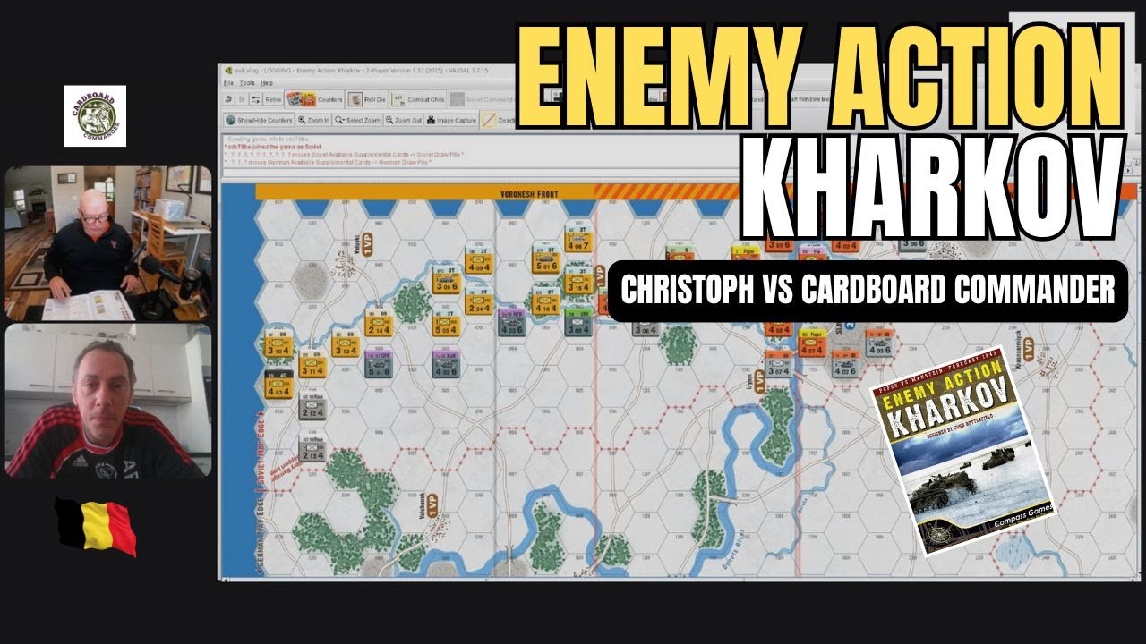 Enemy Action: Kharkov - Christoph vs. Cardboard Commander | Turn 1 ...