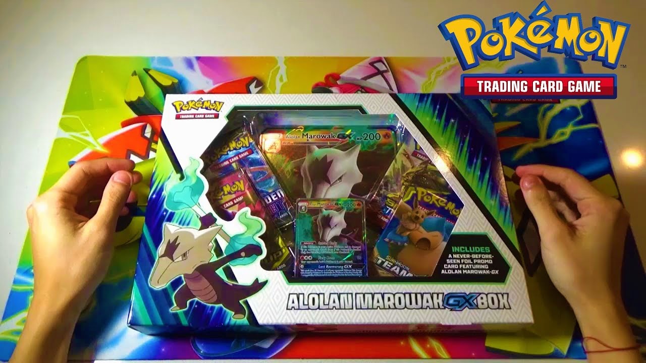 Pokemon Alolan Marowak GX Box Opening! - YouTube