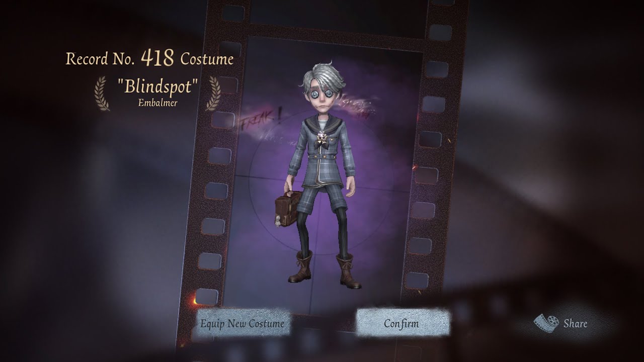 Embalmer's ONCE "Blindspot" Costume | Duo Hunters | Identity V - YouTube