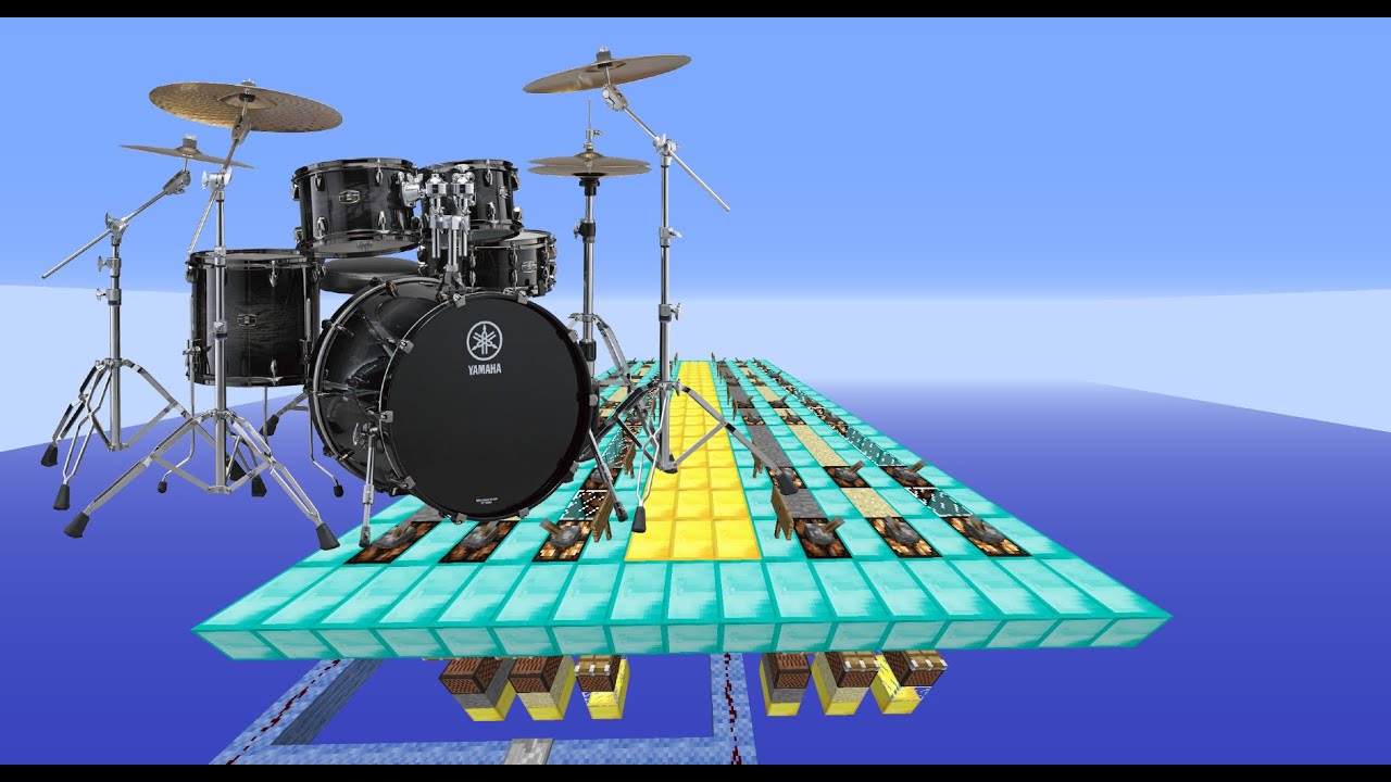 I Made a Drum Machine in Minecraft - YouTube