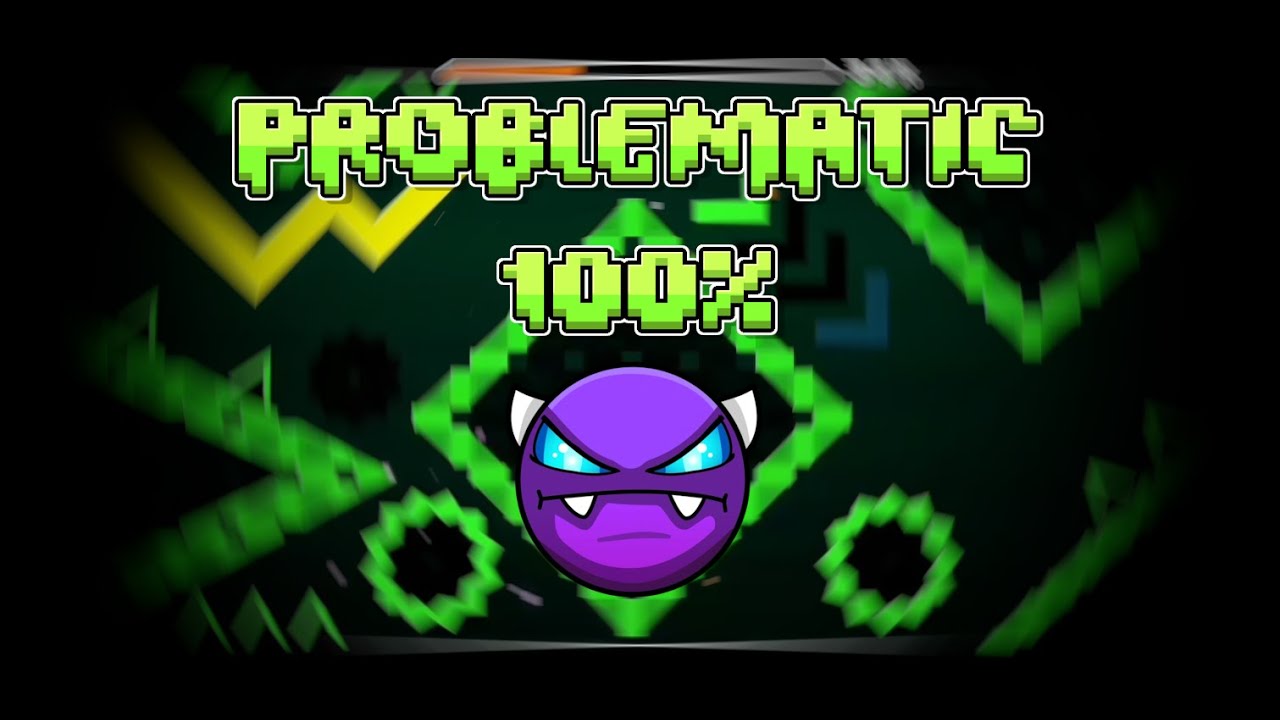 Problematic 100% | Easy Demon | Happy new year! 2024! | Geometry Dash - YouTube