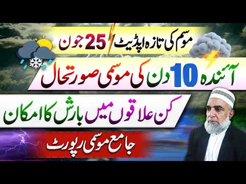 Weather Forecast for Next 10 Days in Pakistan || Crop Reformer