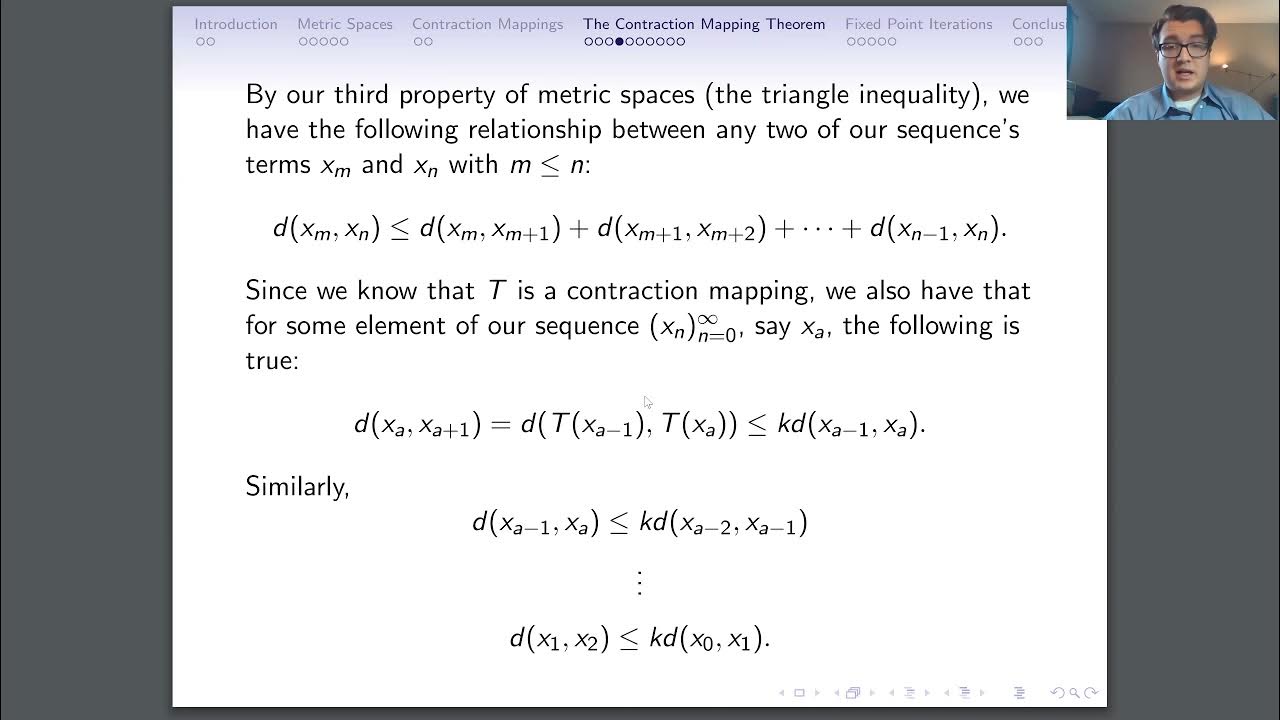 The Contraction Mapping Theorem - YouTube