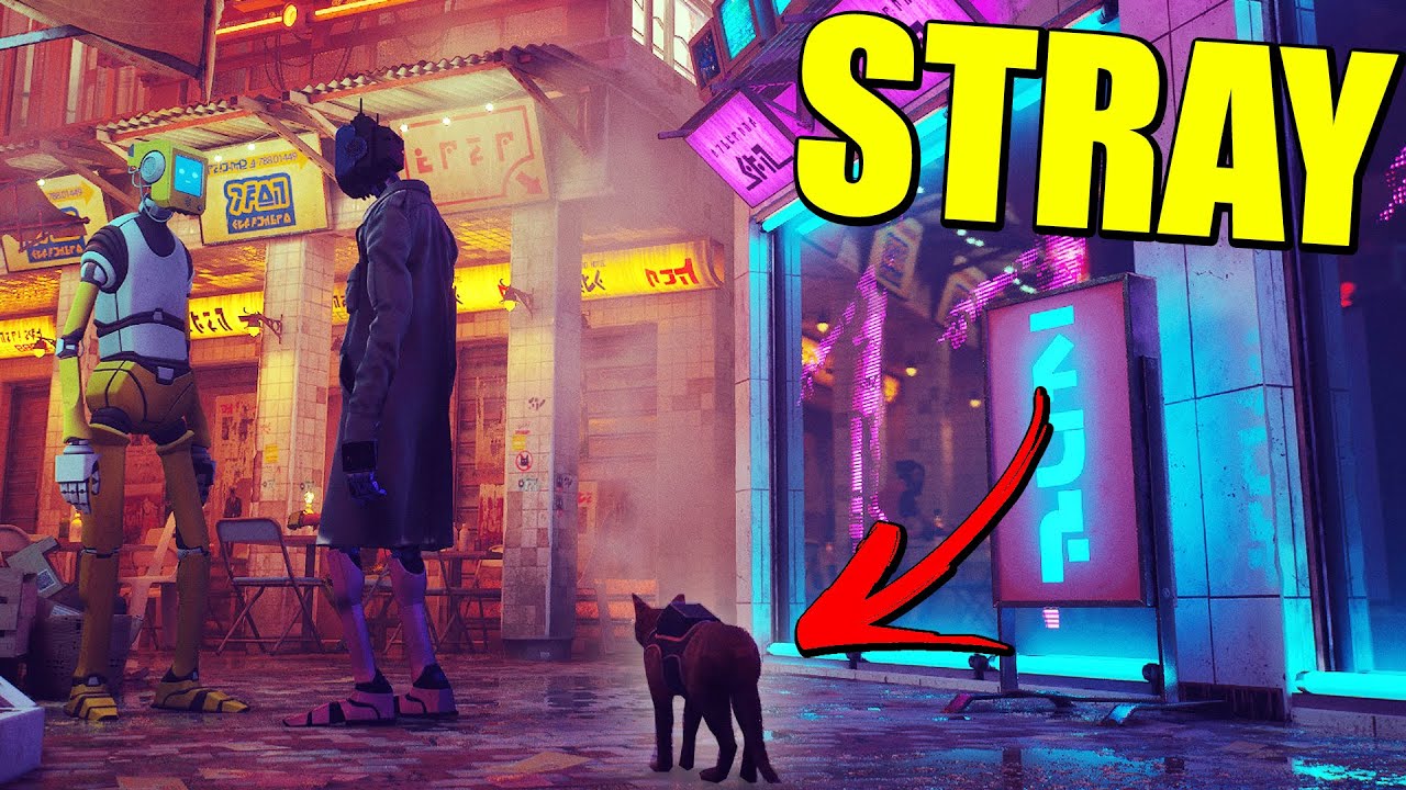 CYBERCAT - STRAY (TRAILER) - SOMOS UN GATO EN UN MUNDO CYBERPUNK - YouTube