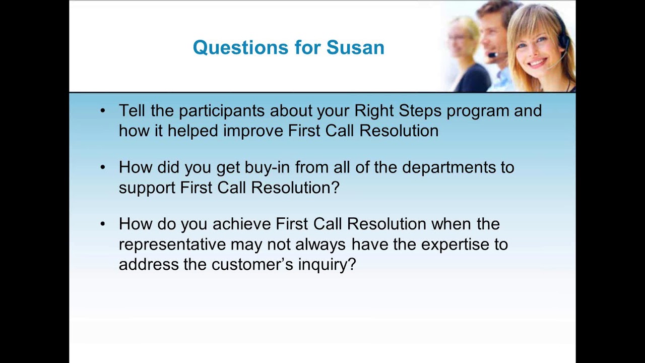 Best Practices: First Call Resolution & Call Monitoring - YouTube