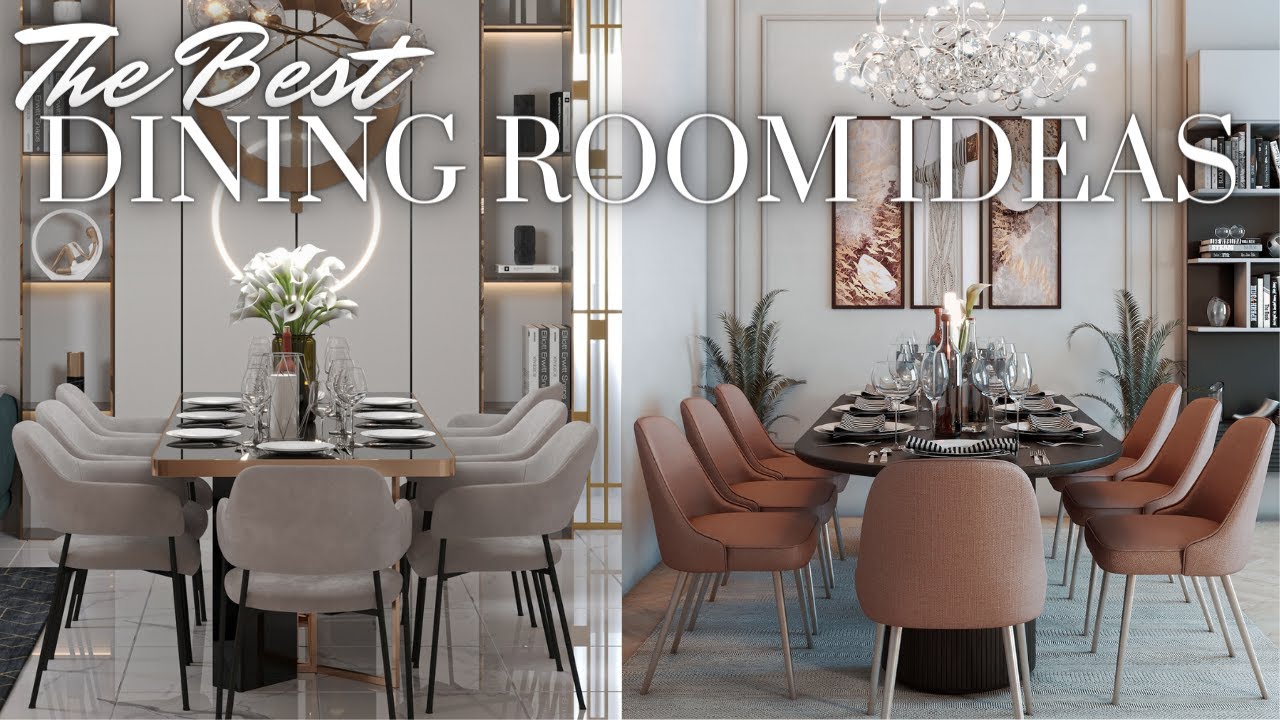 BEAUTIFUL Dining Room Designs & Decorating Ideas l Decor Deets - YouTube