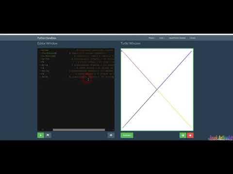 Rysowanie figur geometrycznych w Python Turtle - YouTube