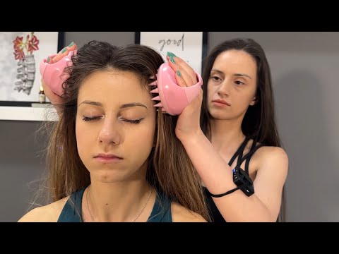 ASMR Relaxing Head Massage for Sleep - ASMR Sleep Relaxation