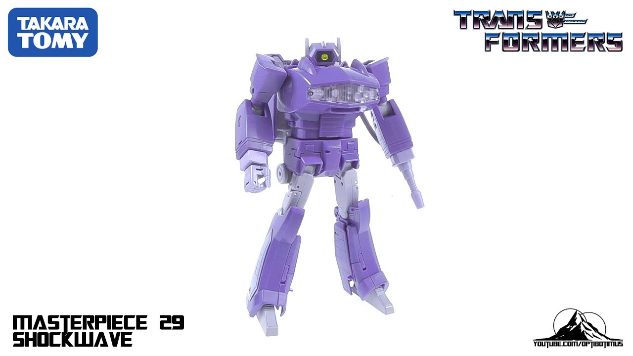 TakaraTomy Transformers MP-29 Masterpiece SHOCKWAVE Video Review - YouTube