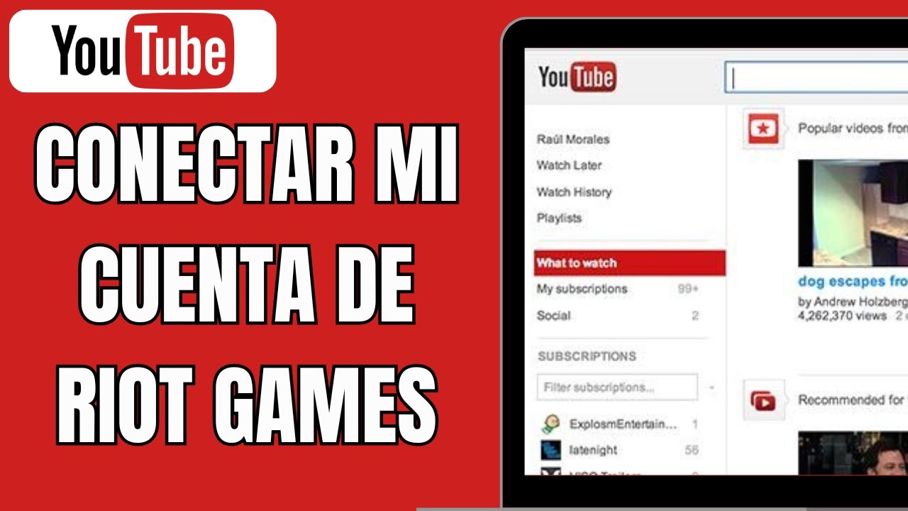 Cómo Conectar Riot Games A Mi Cuenta De YouTube - YouTube
