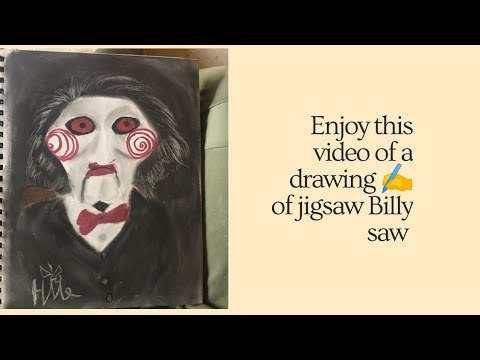 How to draw jigsaw billy saw - YouTube