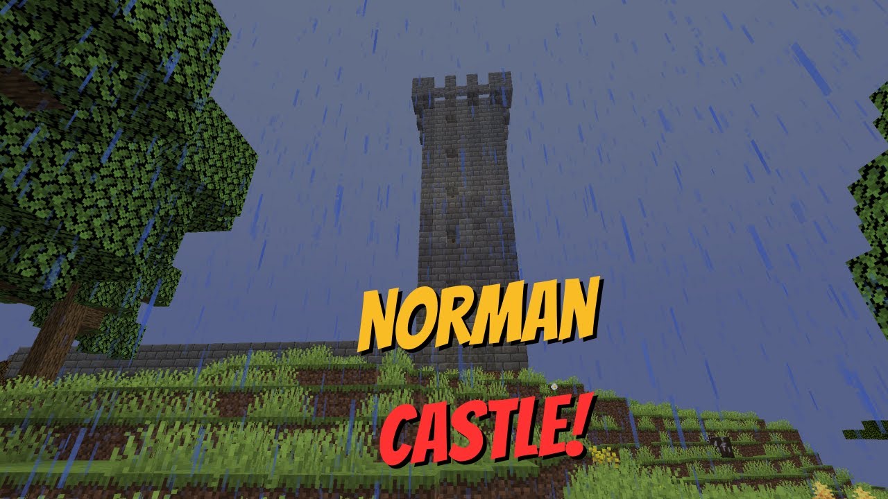 Building EPIC Medieval Norman Castle in Minecraft PVP Server! - YouTube