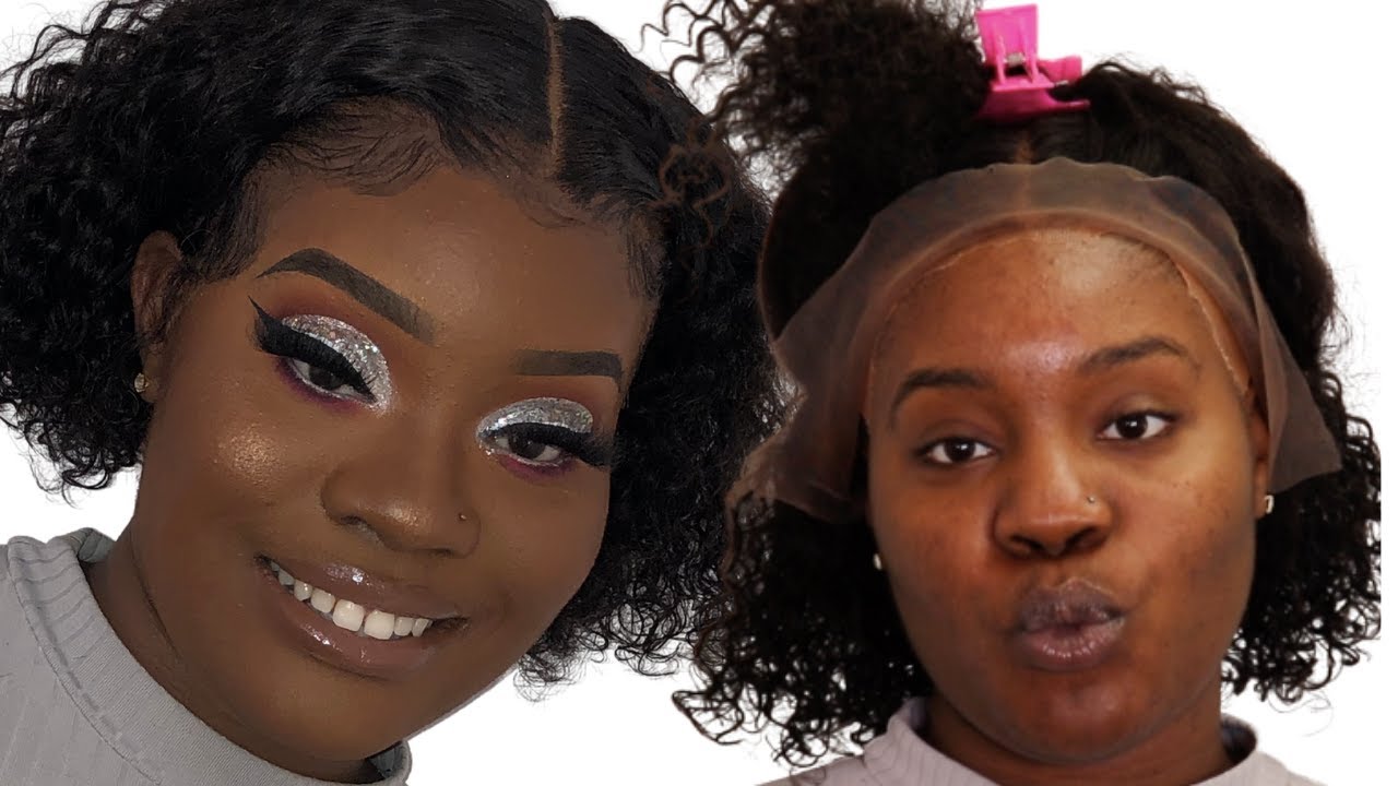 Full Hair & Makeup Tutorial FT Premium Lace Wigs | SILVER CUT CREASE ...