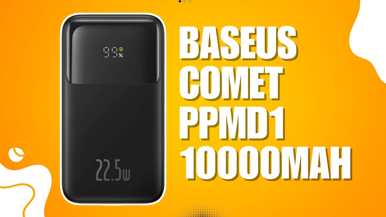 Mở hộp Sạc dự phòng Baseus Comet PPMD10 Polymer 10000mAh Type C PD 22 ...