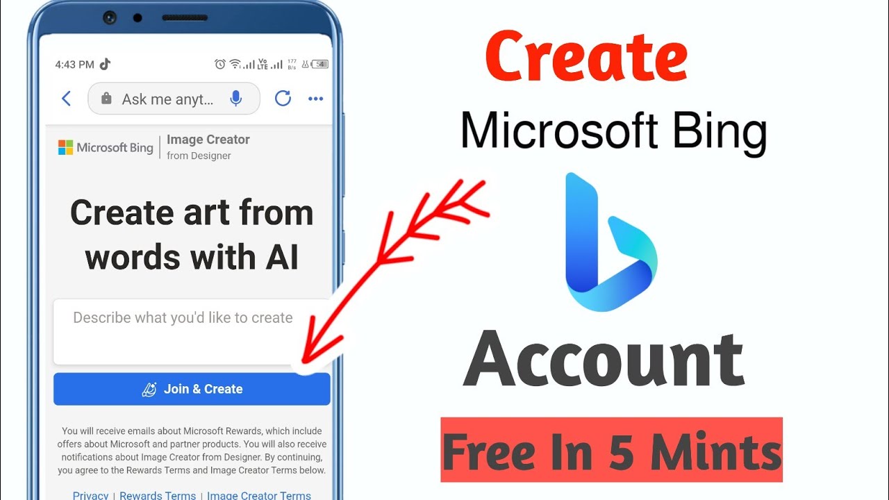 Bing Image Creator Sing Up | How To Sing In Bing Ai Account | Microsoft ...