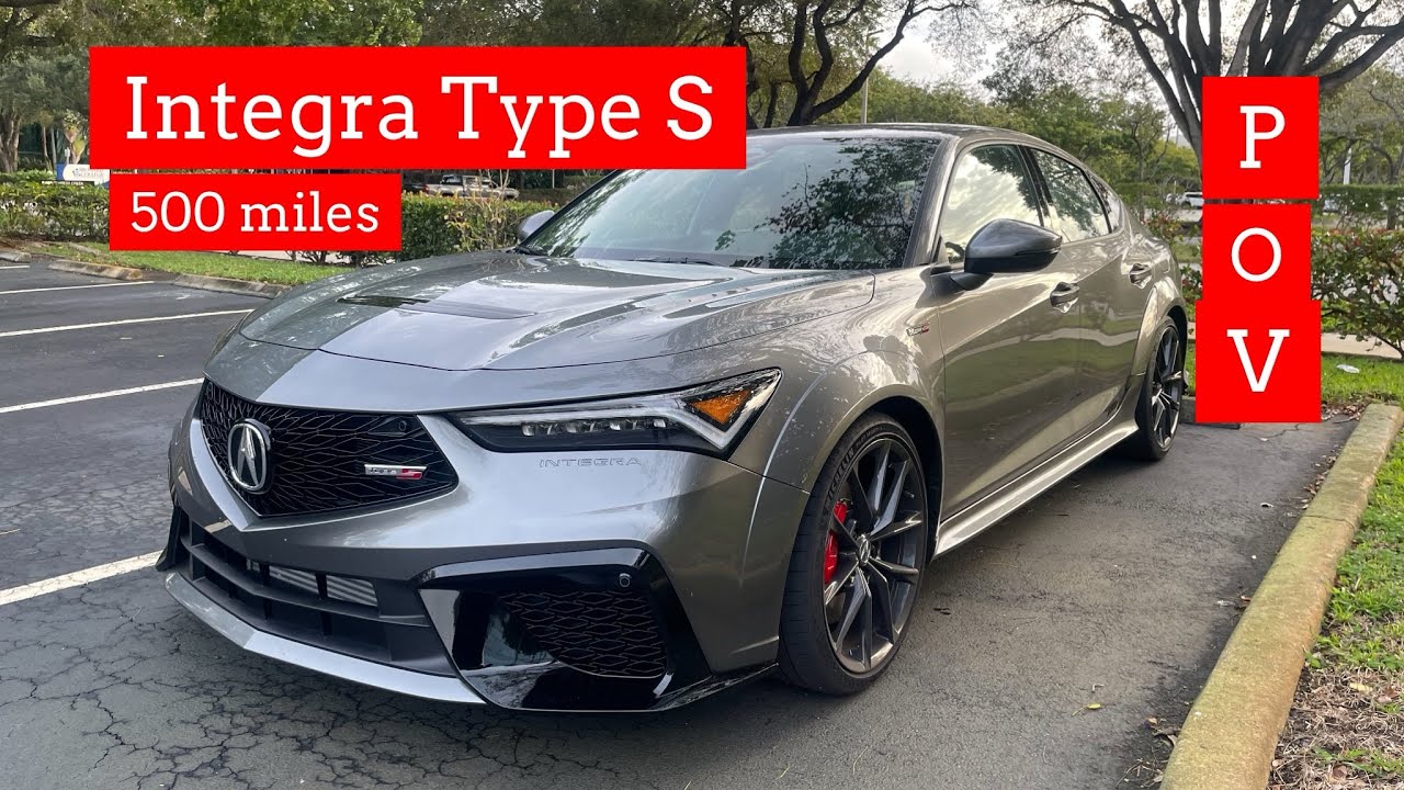 Acura Integra Type S | POV 500 miles #types #typer #honda #fl5 #de5 # ...