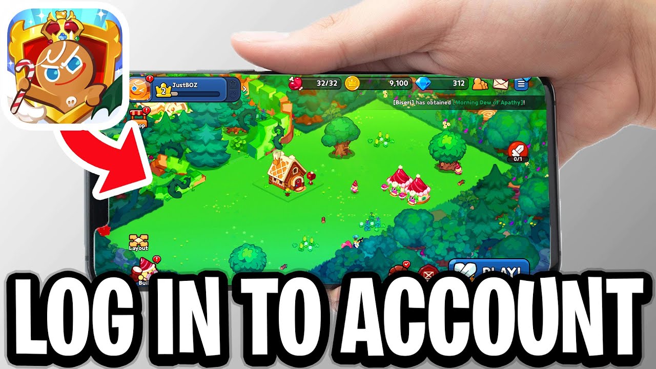 How To Login In Cookie Run Kingdom - Full Guide - YouTube
