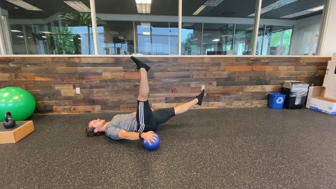 Supine Leg Lowering - YouTube