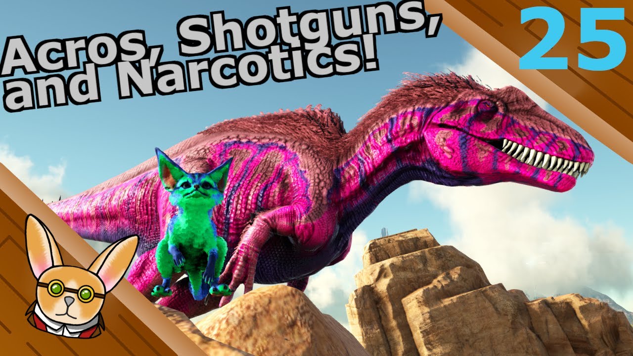 Ark SE (Scorched Earth - 25): Taming an Acro! - YouTube