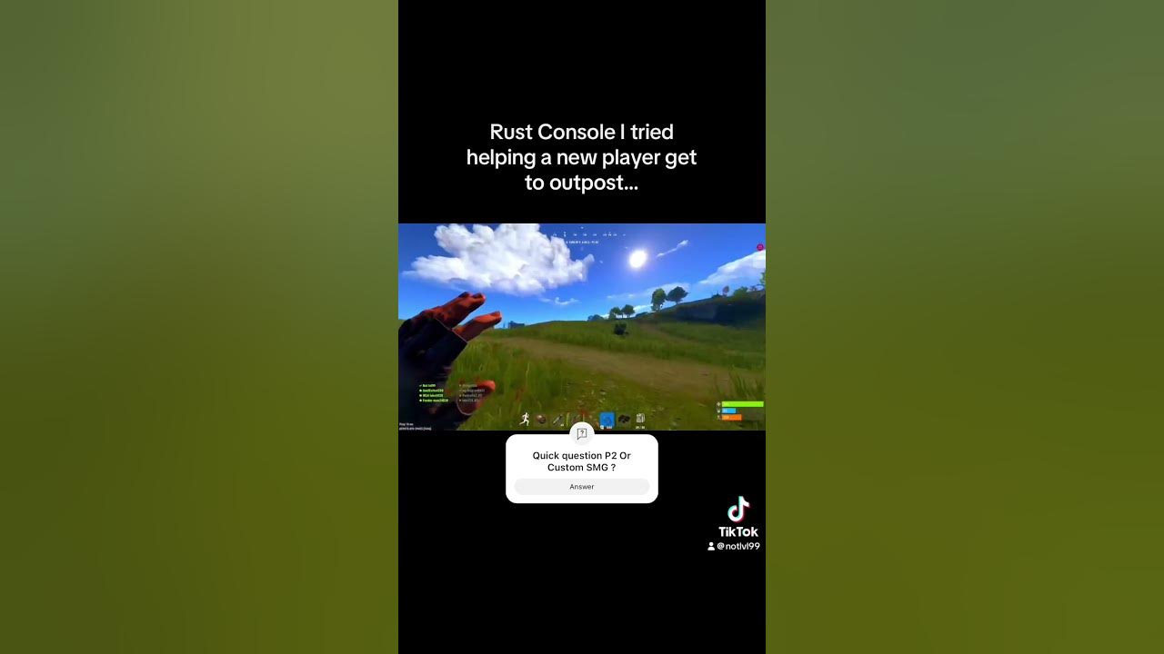 Rust Console I Tried Helping A New Player Get To Outpost #shorts #rust #rustconsole - YouTube