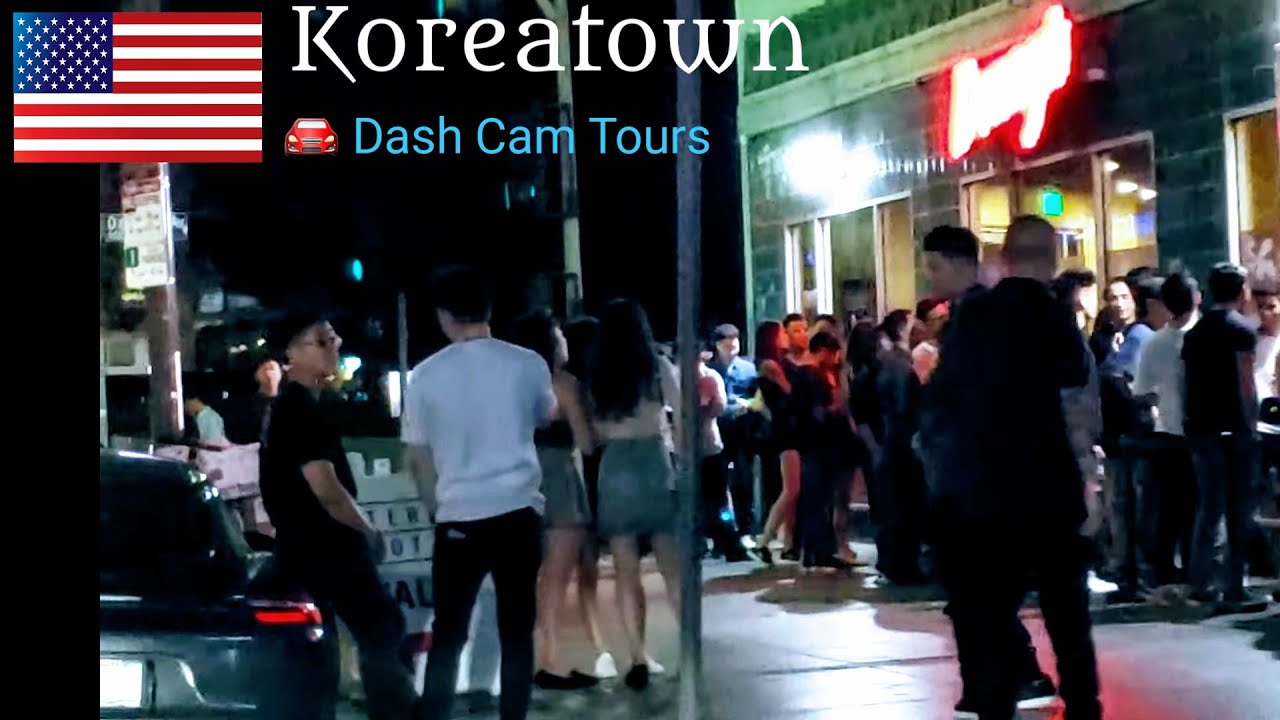 Night Drive Through Koreatown. Dash Cam Tours 🚘 - YouTube