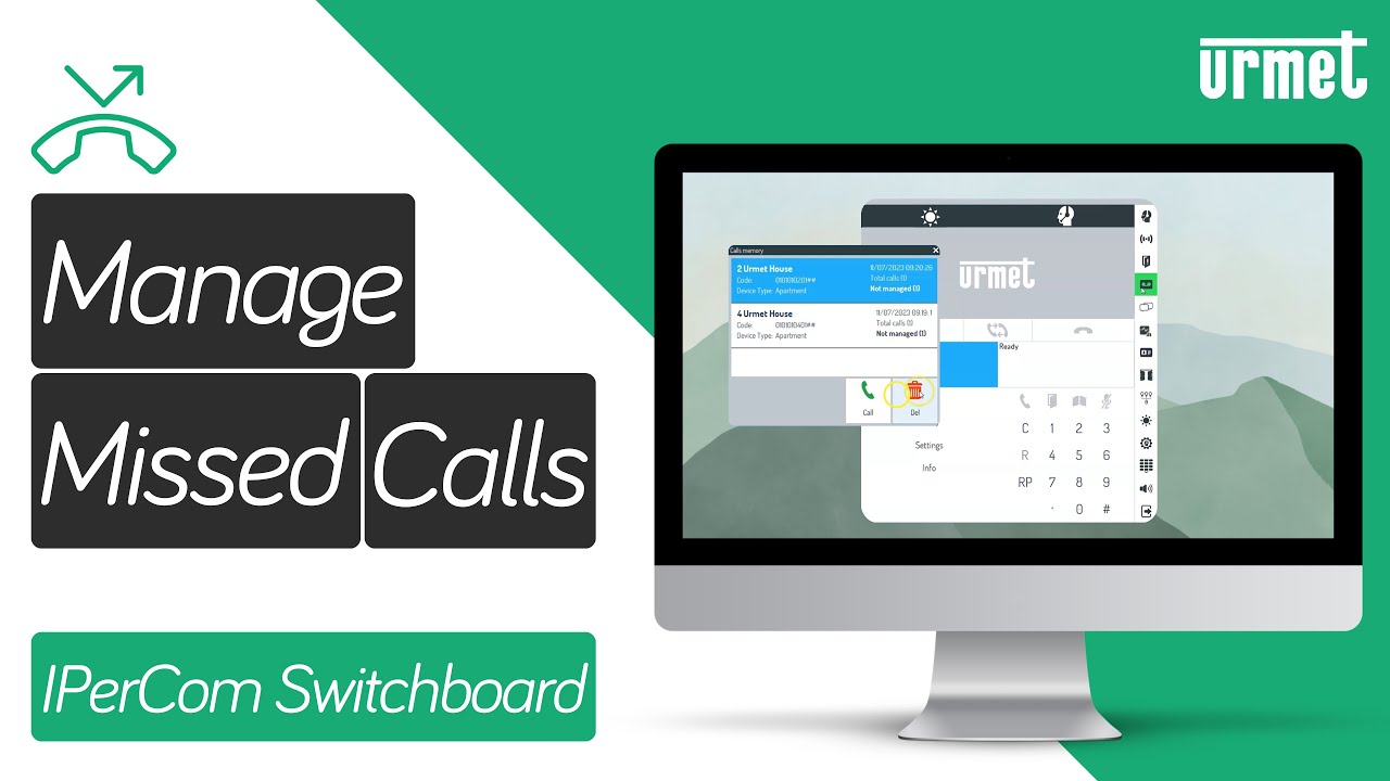 How to Manage Missed Calls - Urmet IPerCom Switchboard - YouTube