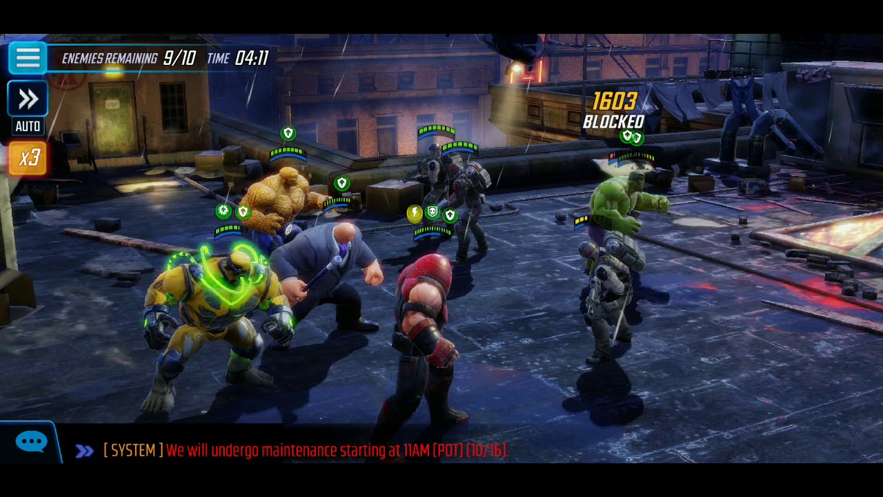 Marvel Strike Force - Ultimus 6 Raid Oversized Team - YouTube