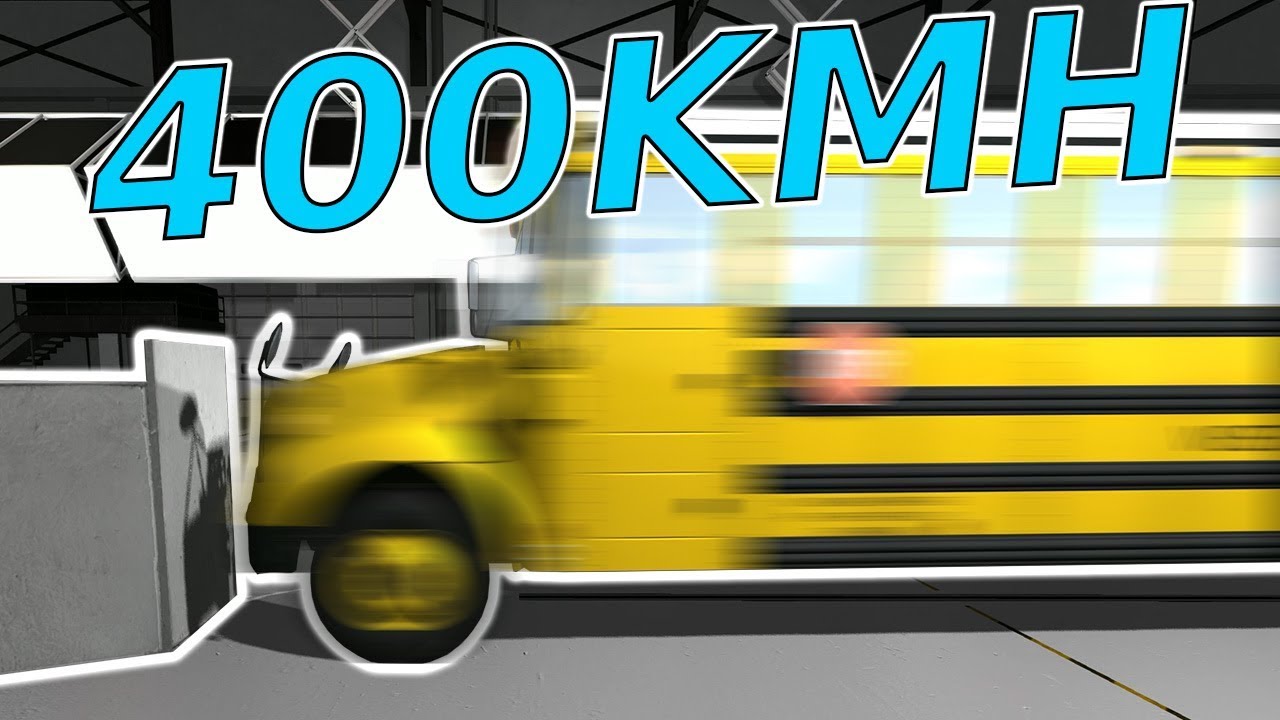400km/h School Bus Crash Tests - YouTube