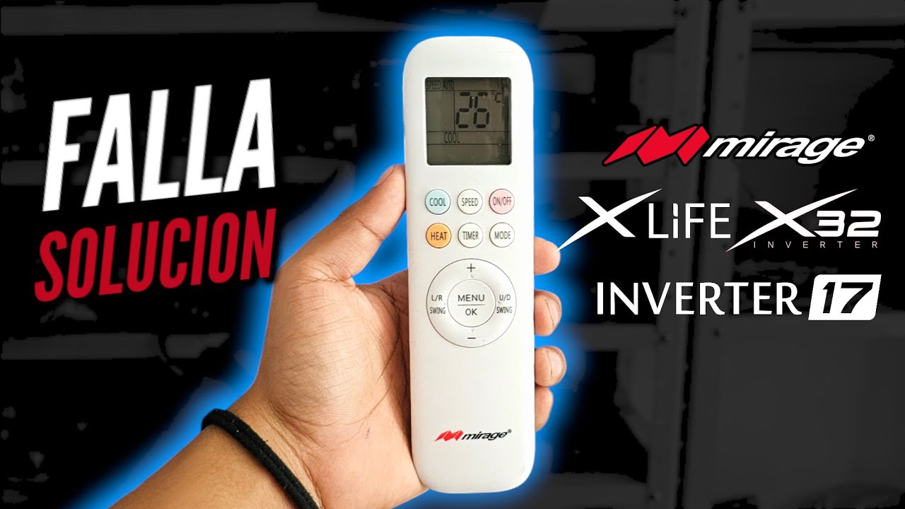 Mirage Inverter X32, XLIFE, INVERTER 17 | Falla & Solucion Control ...