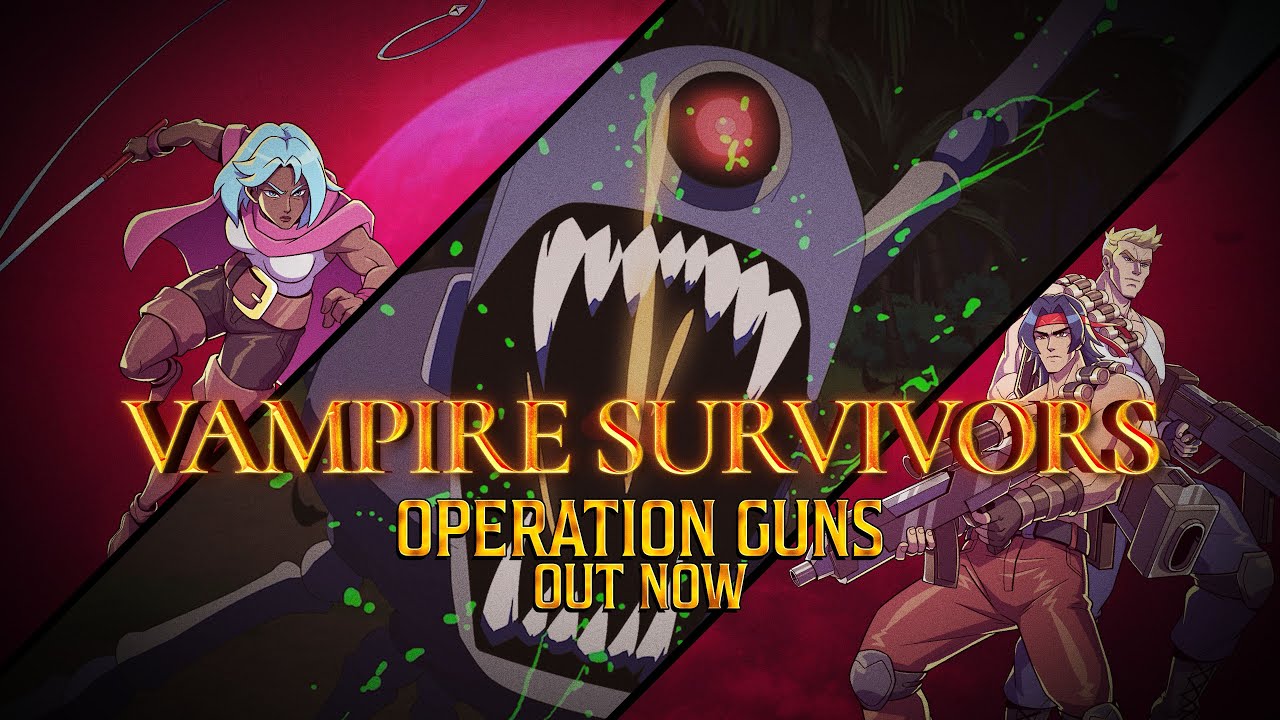 Vampire Survivors: Operation Guns | Launch Trailer | OUT NOW - YouTube
