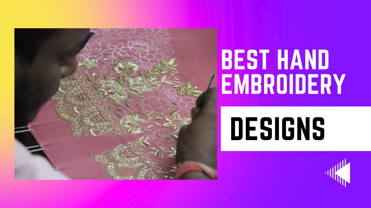 Best hand embroidery design #embroiderydesign #embroideredclothing # ...