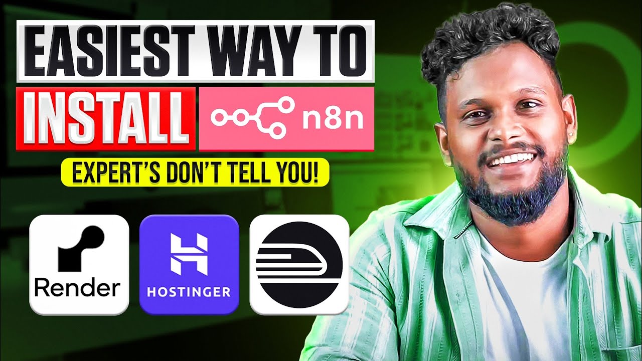EASIEST WAY TO INSTALL n8n😎 (Expert's Don't Tell You!) | Full Step-by-Step Guide #n8n # ...