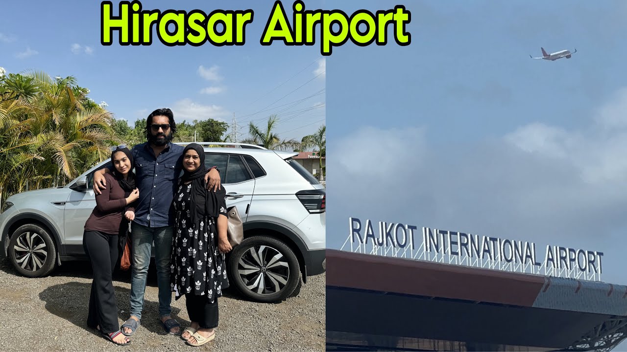 First Look Rajkot International Airport HIRASAR | LOOK WHO IS HERE 😍 ...