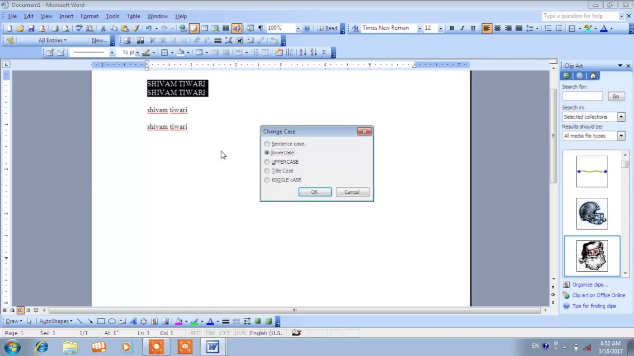 How To Use Change Case Command In Ms Word YouTube How To Use Change Case Command In Ms Word YouTube