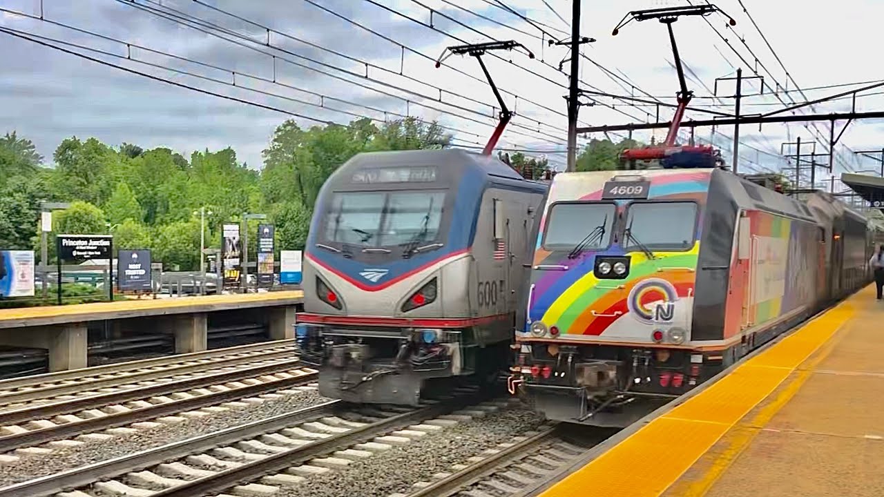 AMTK 607 Leads AMTK 133 to Washington DC with AMTK 600 (David L. Gunn ...