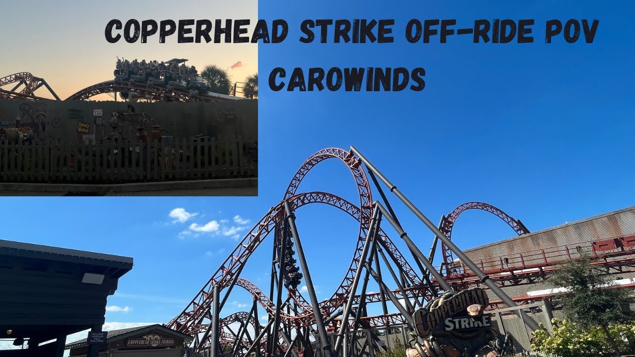 Copperhead Strike Off-Ride POV Carowinds - YouTube