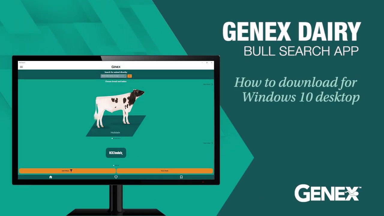 GENEX Dairy Bull Search App Available for your desktop! - YouTube