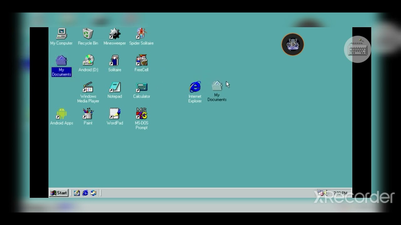 cómo instalar apps desde Windows 98 simulator - YouTube