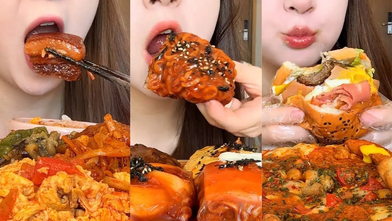 Every favorite food can cure the fatigue of the whole day#mukbang # ...