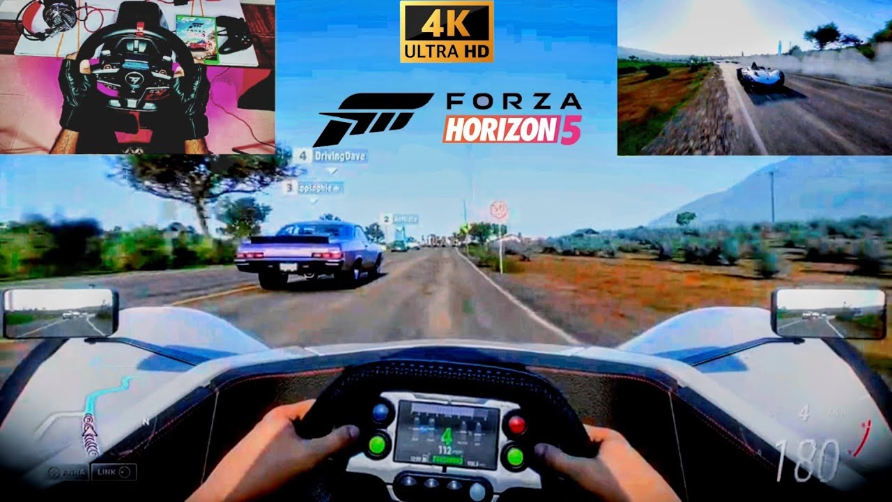 Forza horizon 5 | racing | 4k 120 fps | thrustmaster gameplay - YouTube