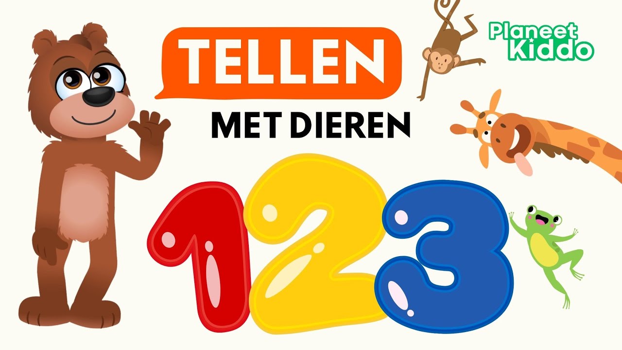 🔢 Van 1 Tot 10 Tellen Met Dieren | Hoeveel Dieren Tel Jij Hier ...