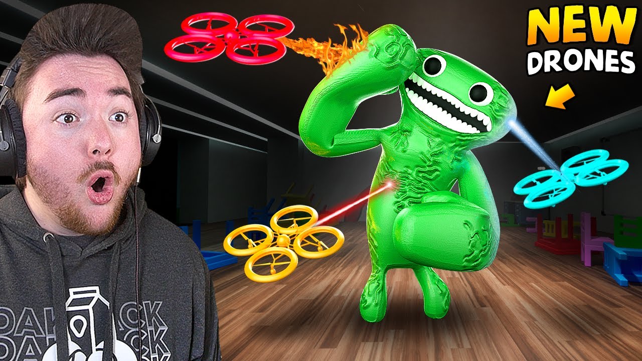 NEW DRONES MOD!!! (Custom Elemental Powers) | Garten of Banban Gameplay ...