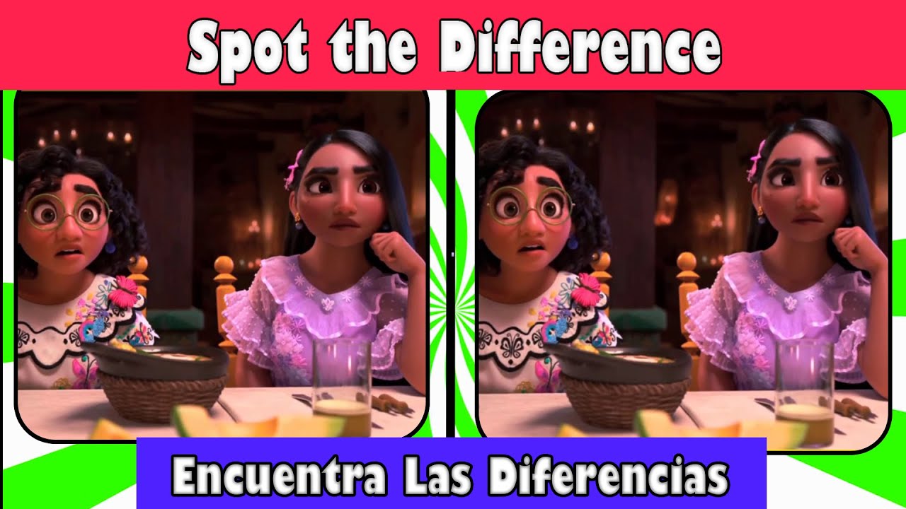 ENCANTO 🏠 | FIND THE DIFFERENCES | - YouTube