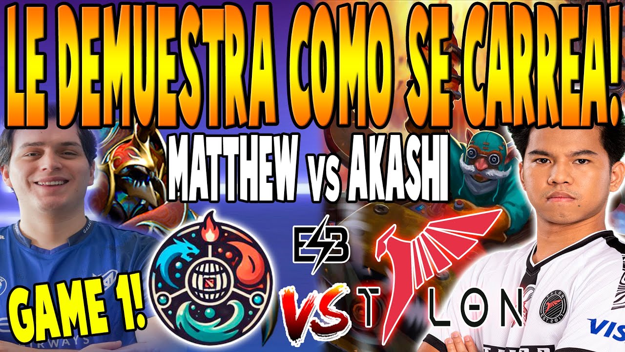 TEAM WASKA vs TALON [GAME 1] BO2 - PAYK, MATTHEW vs AKASHI, MIKOTO ...